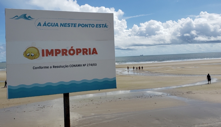 Laudo indica que praias da Grande São Luís seguem impróprias para banho - Jornal Pequeno