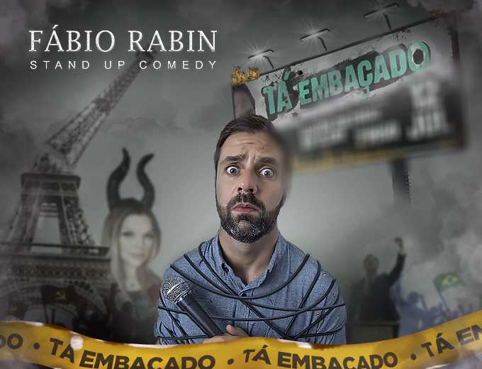 Fábio Rabin apresenta o stand up comedy “Tá Embaçado” no Teatro Arthur ...