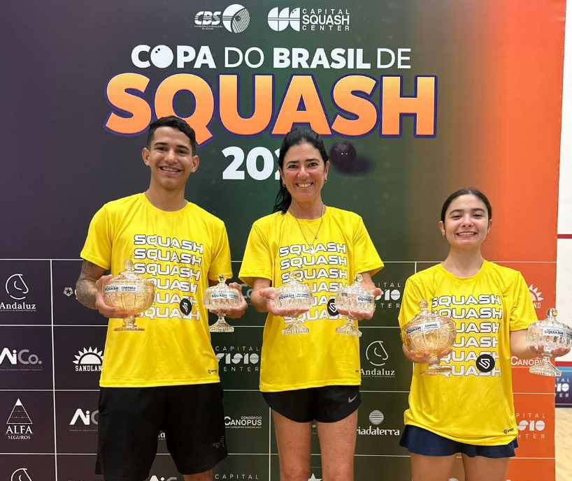 Maranhenses conquistam pódio na Copa Brasil de Squash - Jornal Pequeno