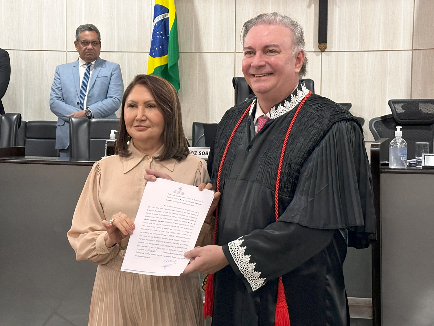 TJMA empossa Maria do Socorro Carneiro como primeira desembargadora em ...