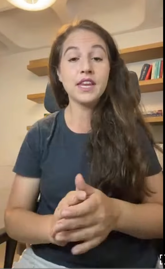 Em live, Aline conta o que está acontecendo em Israel - Jornal Pequeno